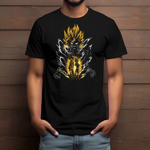 Shirts | Custom Vegito Super Saiyan Dbz Anime Tshirt | Poshmark